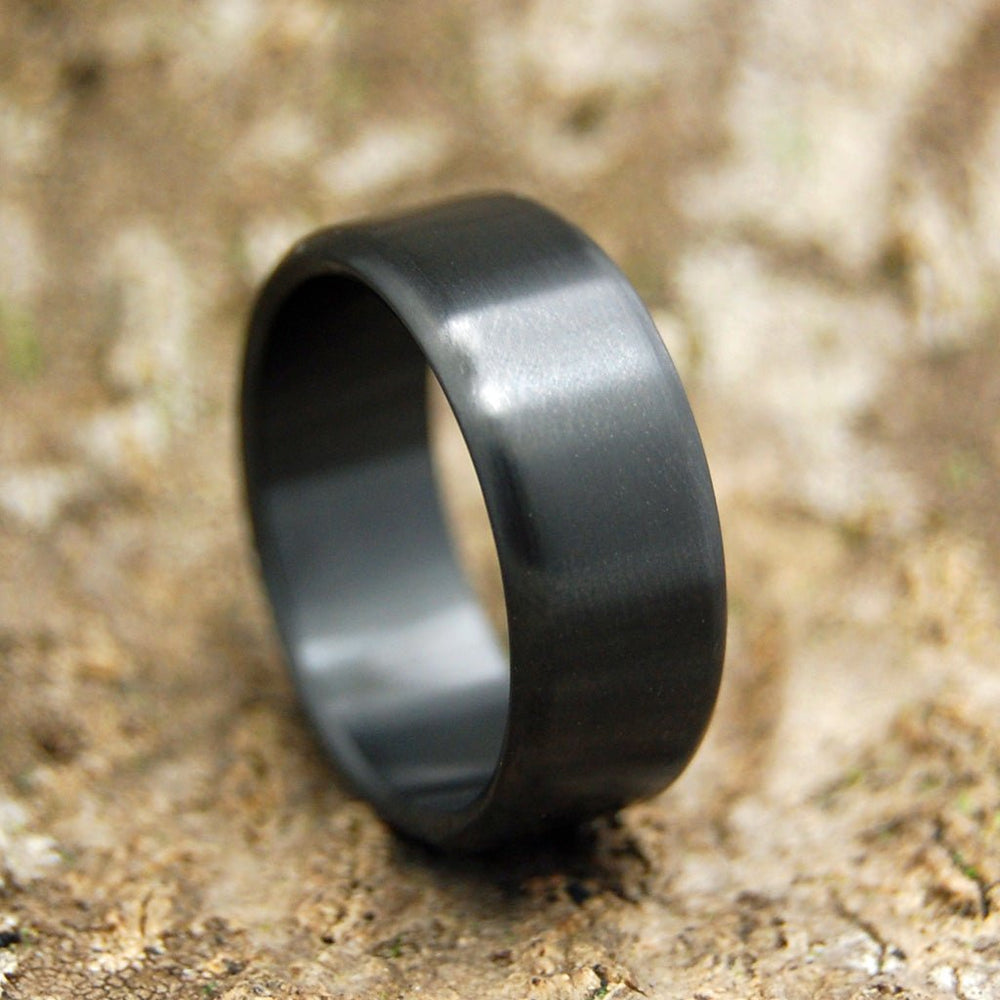 Minter + Richter | Black Zirconium Mens Ring | Handcrafted Zirconium ...