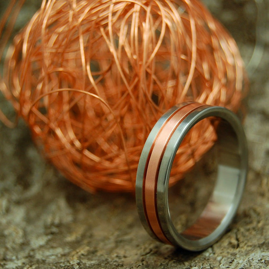 Striking Copper Wedding Rings & Bands: Unique Custom Designs – Minter ...