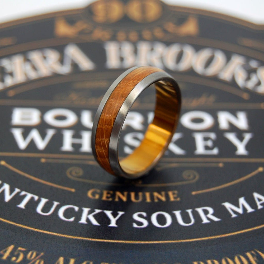 Men S Whiskey Barrel Wedding Bands