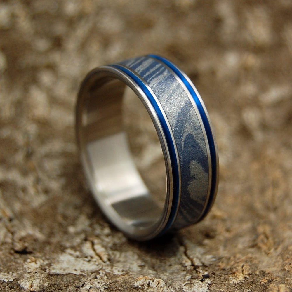 Minter + Richter | Titanium Rings - Merlin Mokume Gane Rings – Minter ...