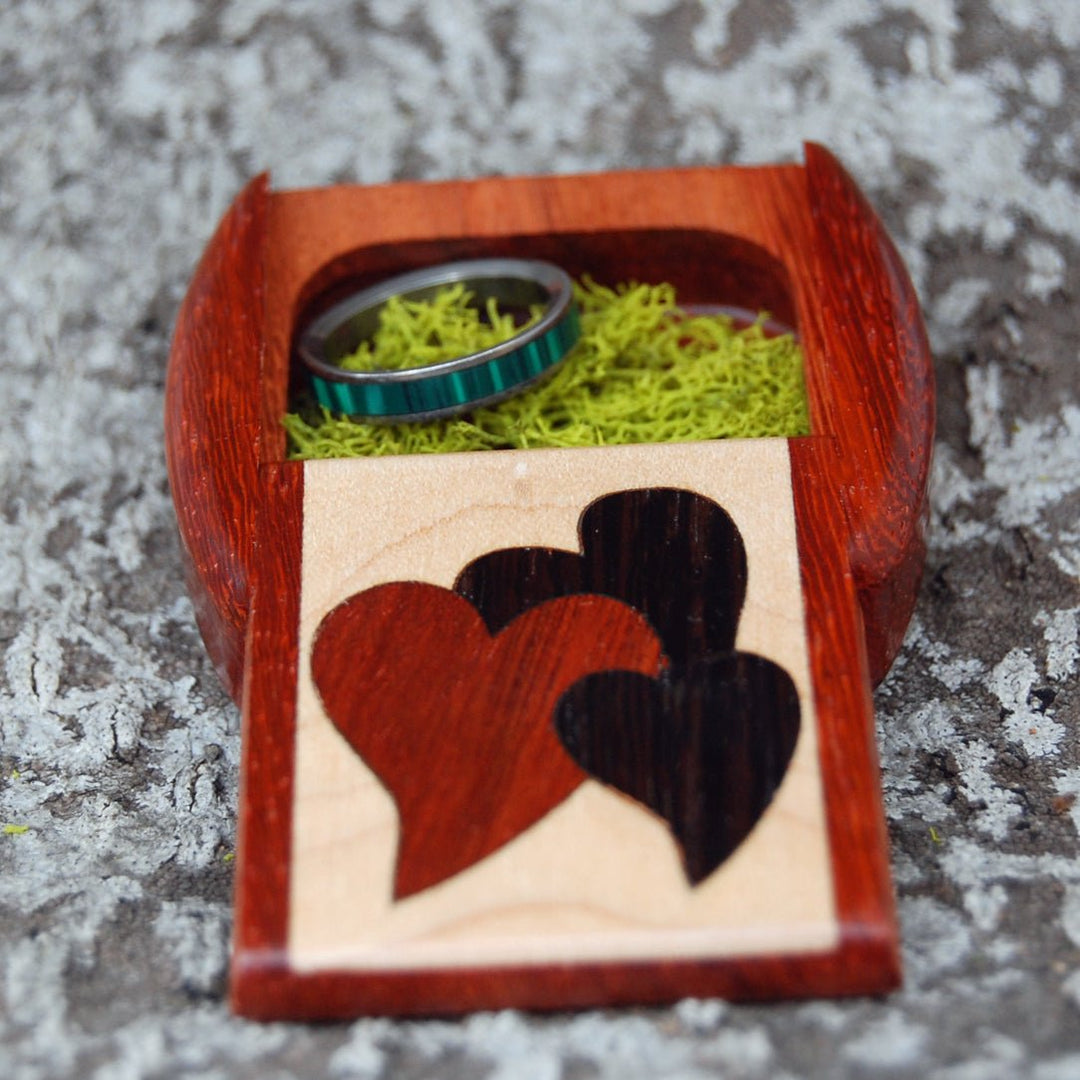 Stunning Handmade Wooden Ring Boxes to Elevate Your Custom Rings ...