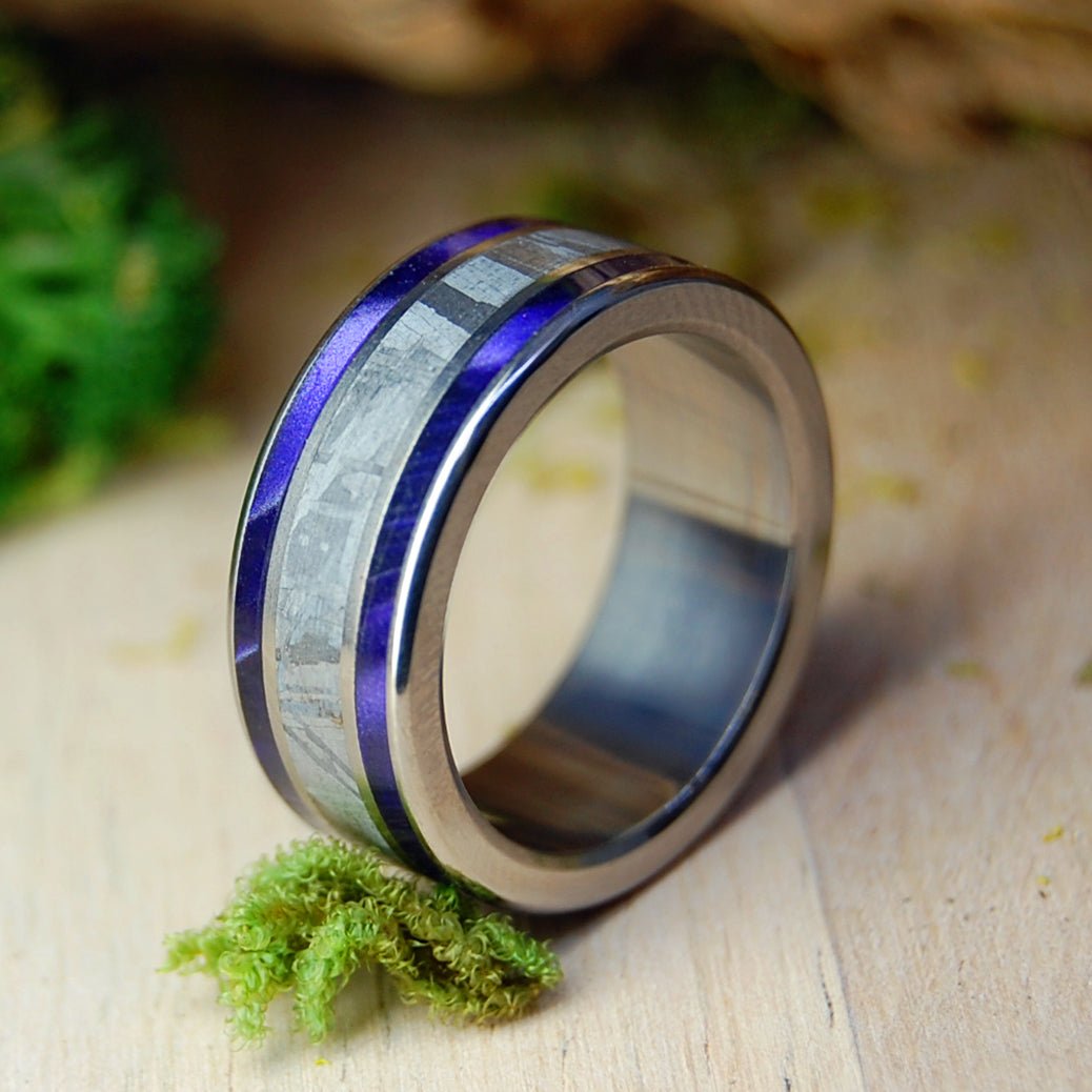 PURPLE MARBLED METEORITE | Men's Purple Marbled Opalescent, Meteorite ...
